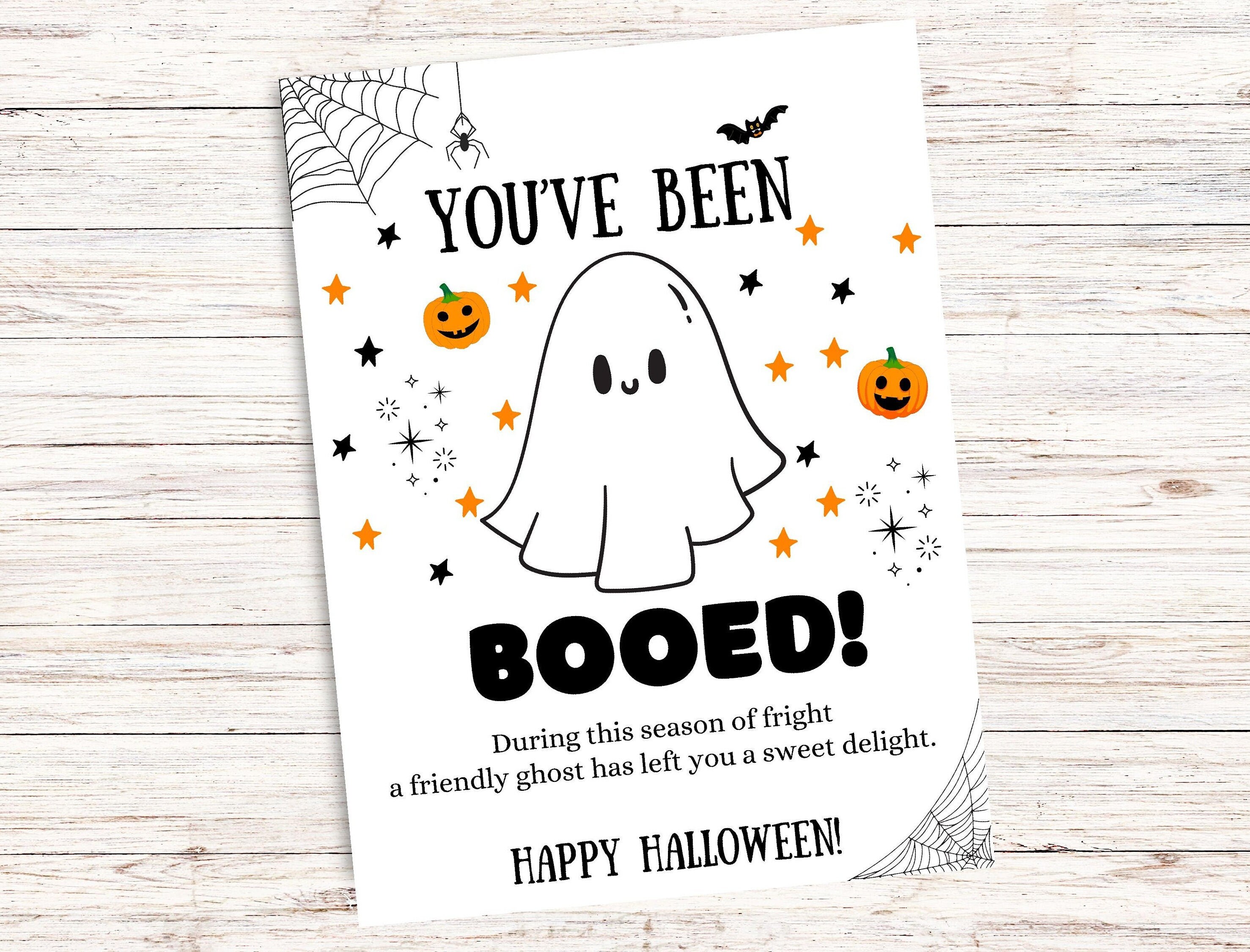 You Have Been Booed Printable, Instant Digital Download, You've Been ...