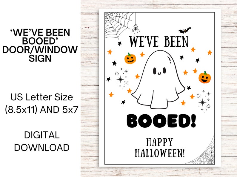 You Have Been Booed Printable, Booed Bundle, Instant Digital Download ...