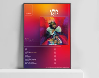 J Cole Kod Poster - Etsy UK