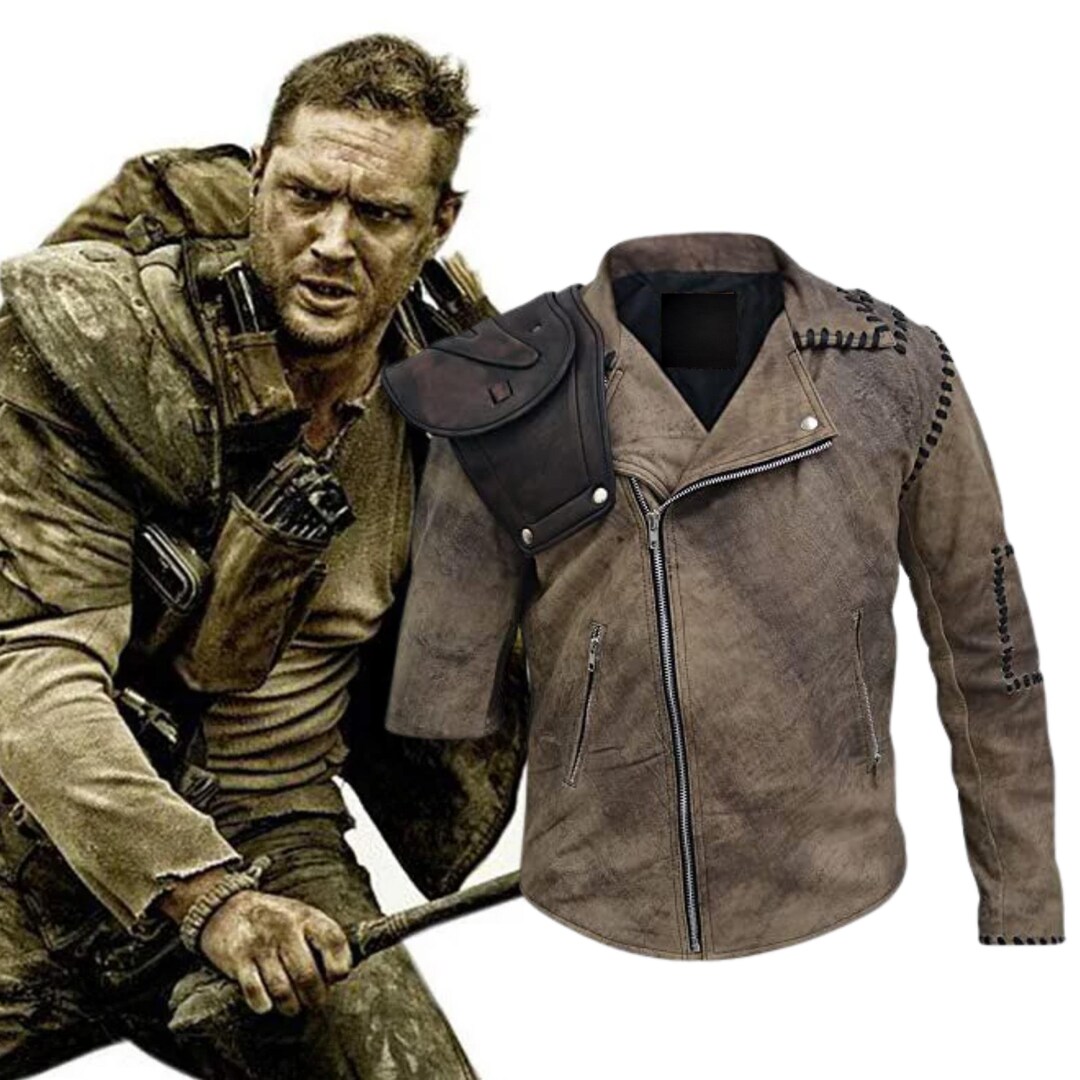 Mad Max Fury Road 4 Tom Hardy Leather Jacket, Tom Hardy as Max Rockatansky Cosplay Jacket, Mad ...