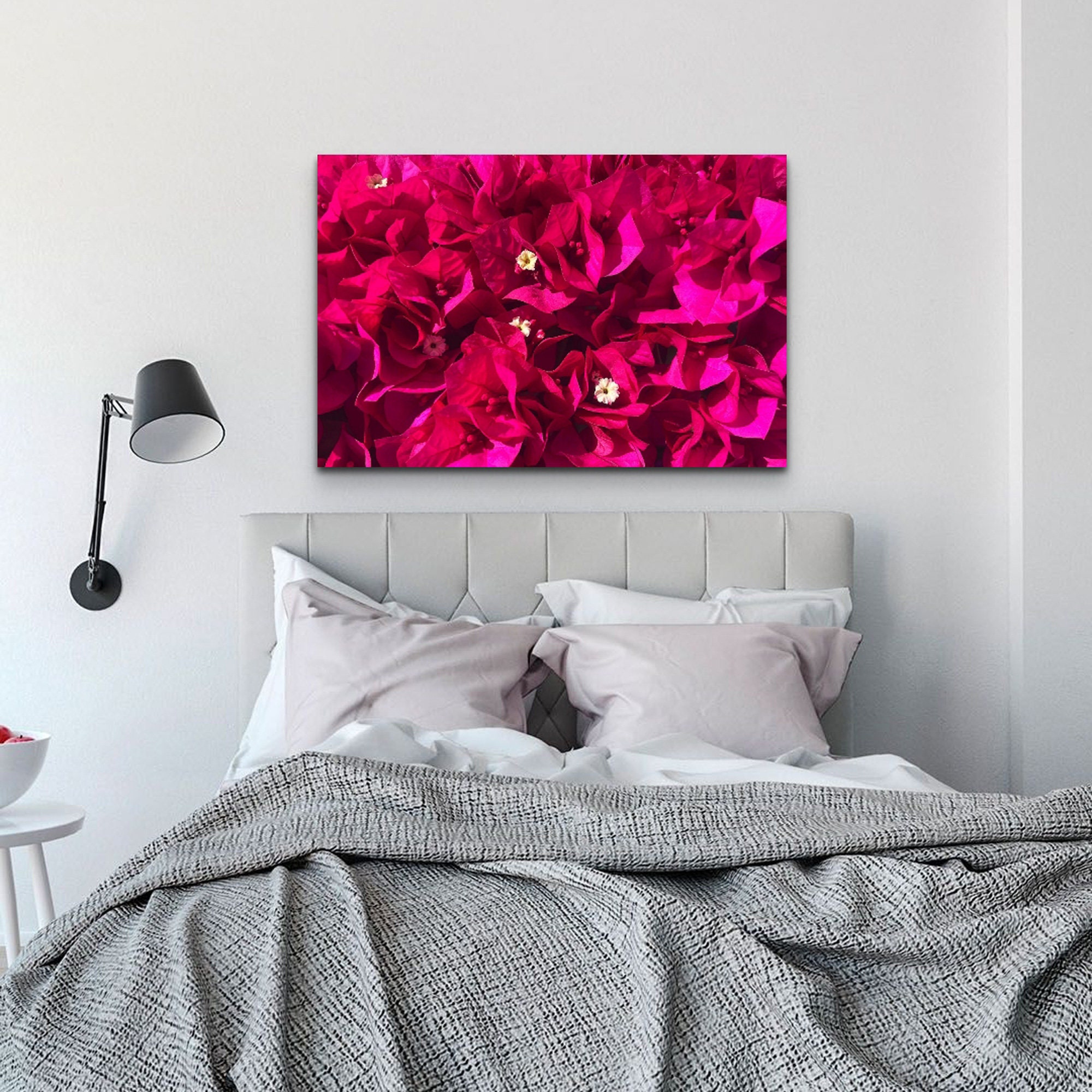 Magenta Bougainvillea Clear Acrylic Wall Art Abstract Art - Etsy