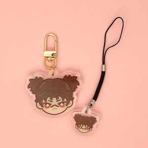 JJK Anime Chibi Sorcerers Acrylic Keychain | Double-sided Kawaii ...