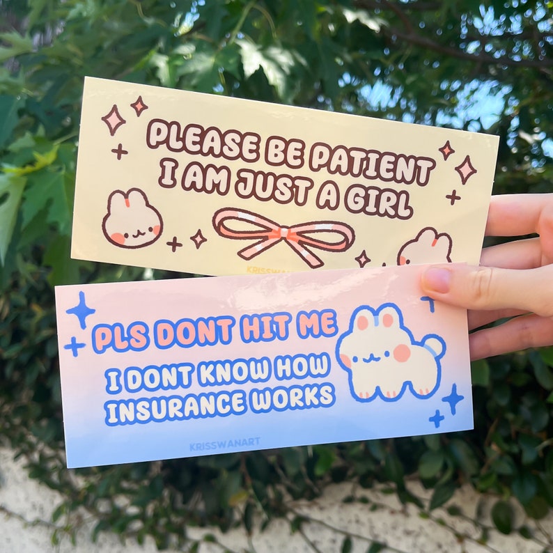 IDK How Insurance Works Bumper Sticker | Vinyl Car Decal | Car Sticker ...