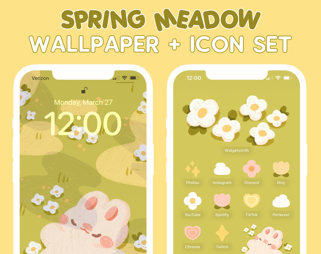 Spring Meadow Wallpaper + Icon Set | Wallpaper, Icons, and Widgets for ...