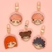 JJK Anime Chibi Sorcerers Acrylic Keychain | Double-sided Kawaii ...
