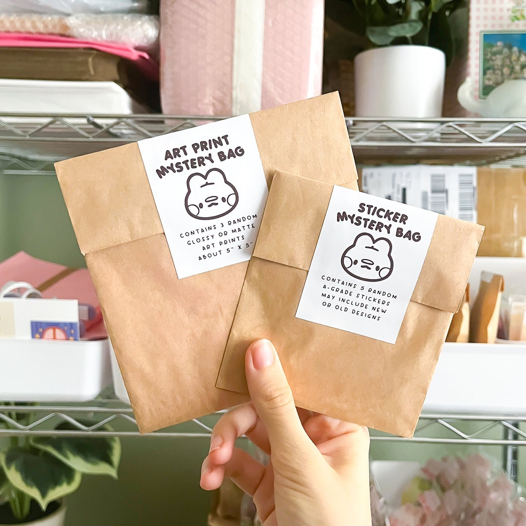 A-grade Mystery Bag Sticker, Print, Keychain Random Bags Blind Box ...