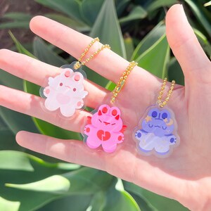 Bunny Gacha [series 1] Random Acrylic Keychain | Double-sided Kawaii ...