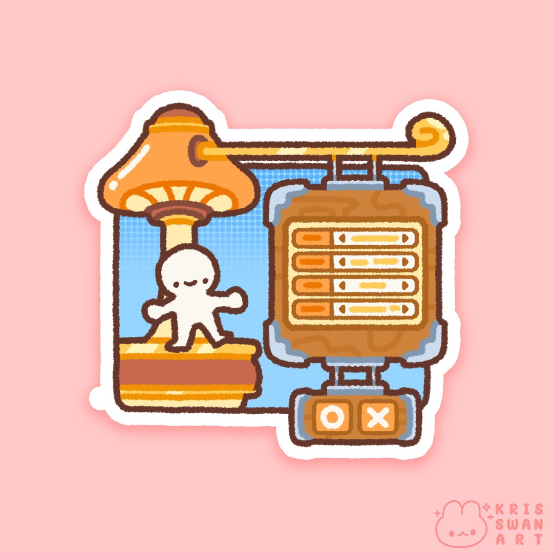 Mushroom Game Vinyl Stickers | Die-cut Matte Vinyl Sticker | 3” - Etsy