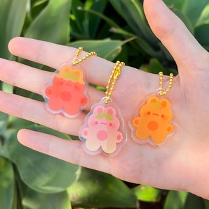 Bunny Gacha [series 2] Random Acrylic Keychain | Double-sided Kawaii ...