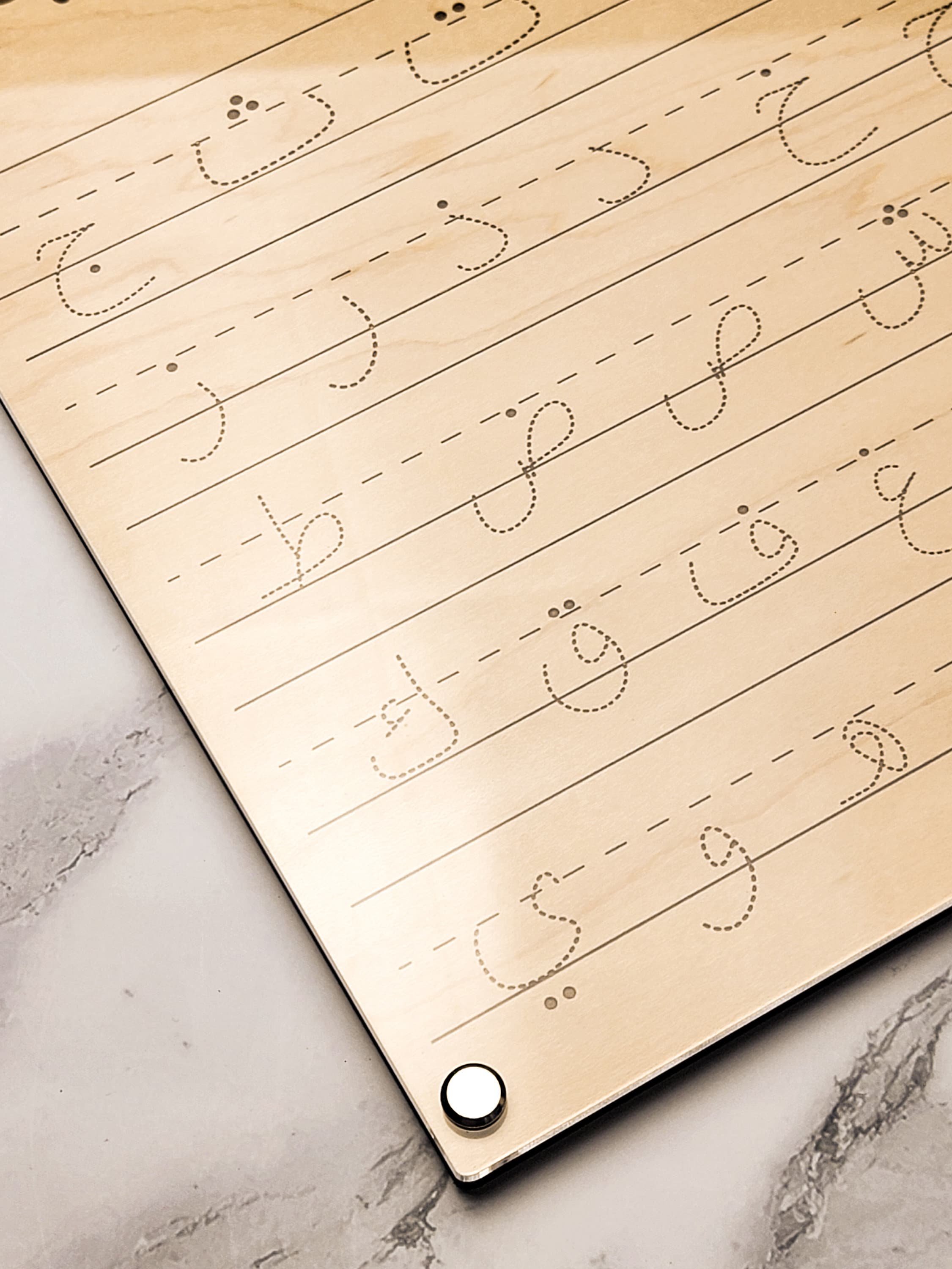 Arabic Alphabet Tracing Board. Reusable Learning Tracing Board ...