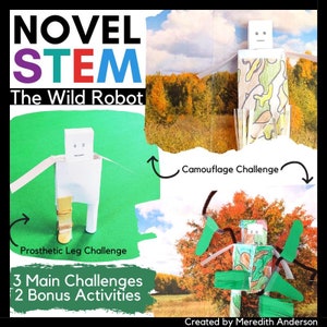 The Wild Robot STEM Activities and Challenges Book Club STEM Challenges ...