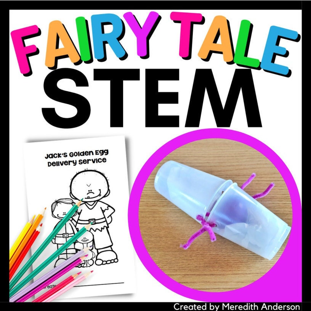 Fairy Tale STEM With Jack and the Beanstalk Force and Motion Egg Drop ...