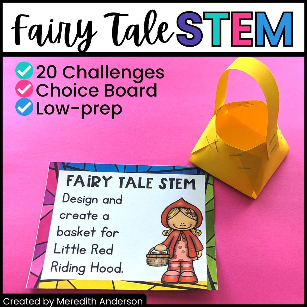 Fairy Tale STEM Activities Kindergarten 1st Grade 2nd Grade Homeschool ...