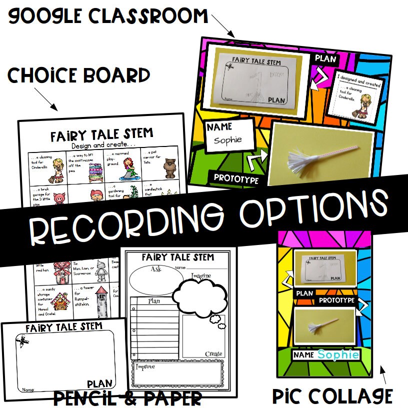 Fairy Tale STEM Activities for Kids Choice Board for National Fairy ...