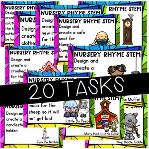 Nursery Rhyme STEM Activities and Makerspace Tasks - Etsy