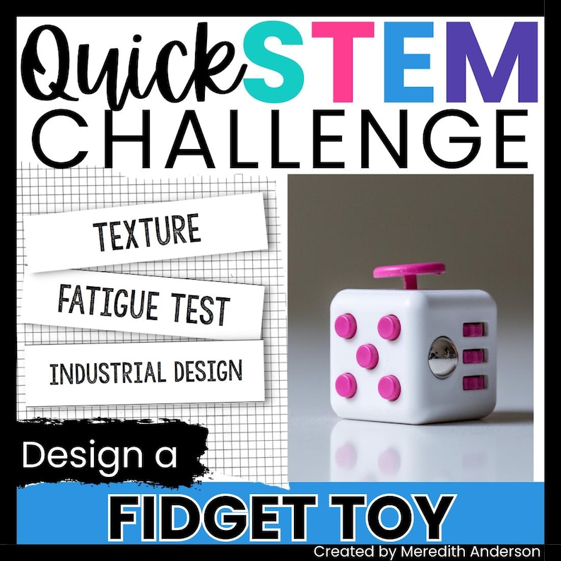 Fidget Toy STEM Challenge - Design and Create Your Own Fidget - Etsy