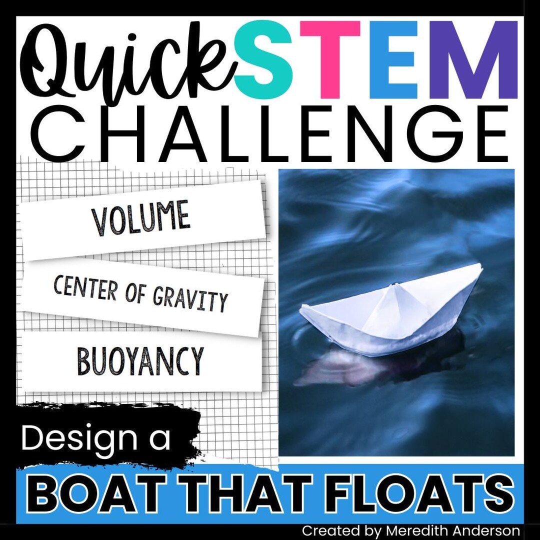 Design a Boat STEM Challenge - Etsy