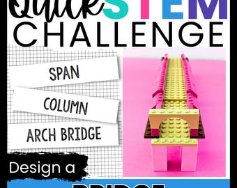 Civil Engineering STEM Challenge - Design a Cantilevered Beam - Etsy