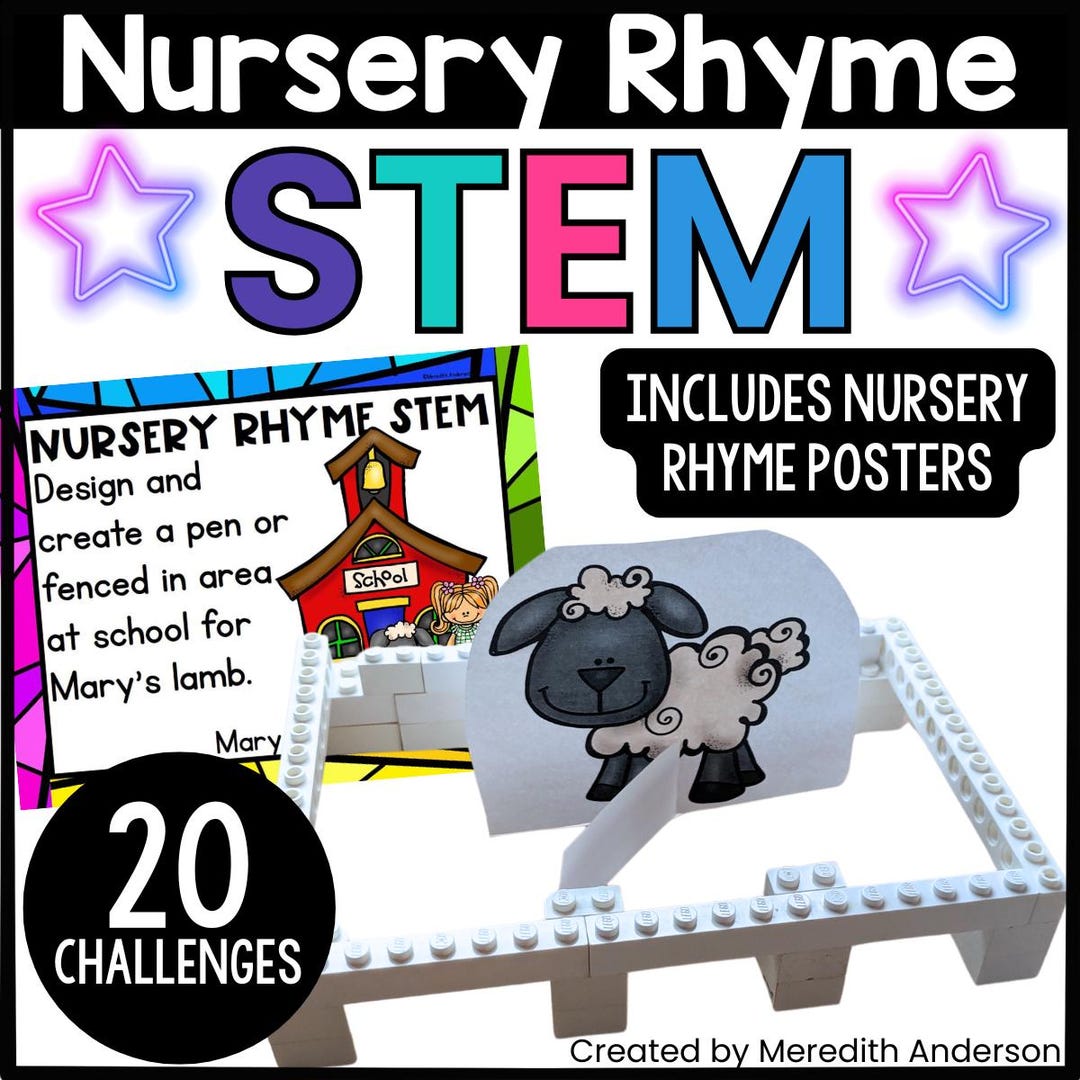Nursery Rhyme STEM Activities and Makerspace Tasks - Etsy