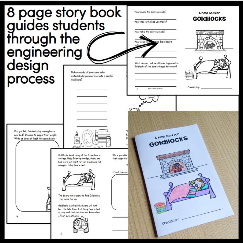 Fairy Tale STEM With Goldilocks - Build a Bed for Goldilocks - Etsy