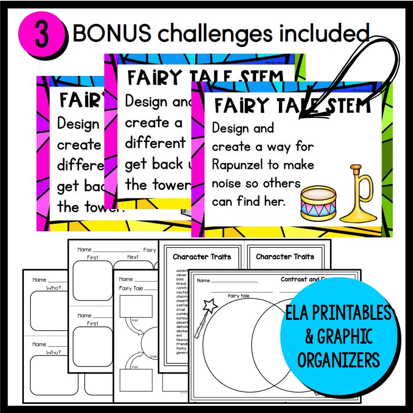 Fairy Tale STEM Activities With Rapunzel - Etsy