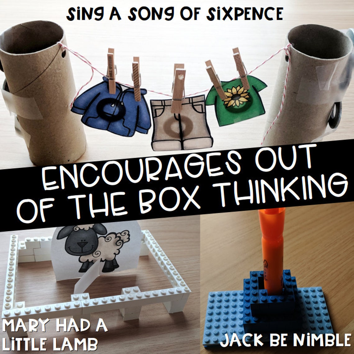 Nursery Rhyme STEM Activities and Makerspace Tasks - Etsy