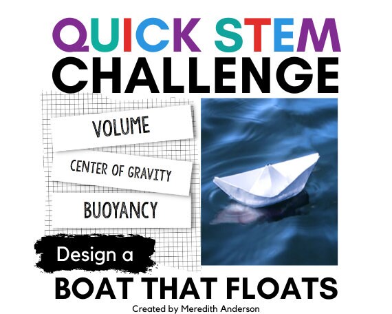 Design a Boat STEM Challenge - Etsy