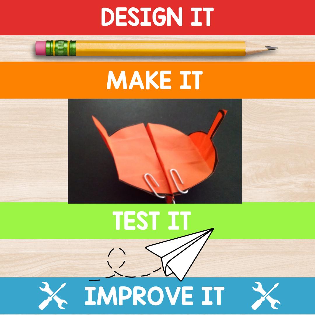 Fall STEM Science Activity Leaf Glider Paper Airplane Force and Motion ...