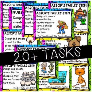 Aesop's Fables STEM Activities and Makerspace Tasks STEAM Engineering ...