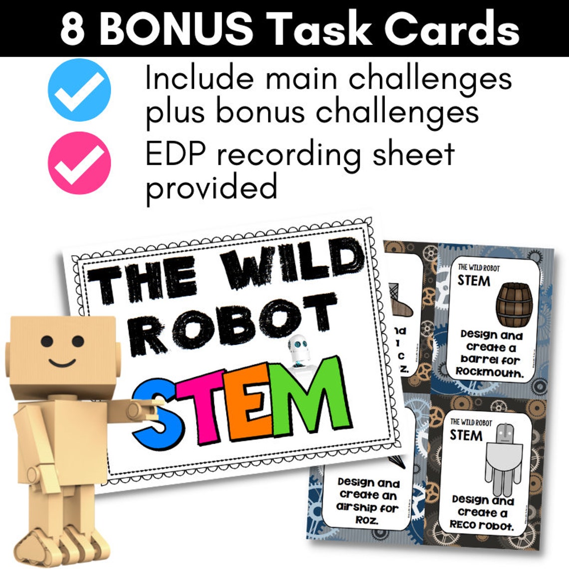 The Wild Robot STEM Activities and Challenges Book Club STEM Challenges ...