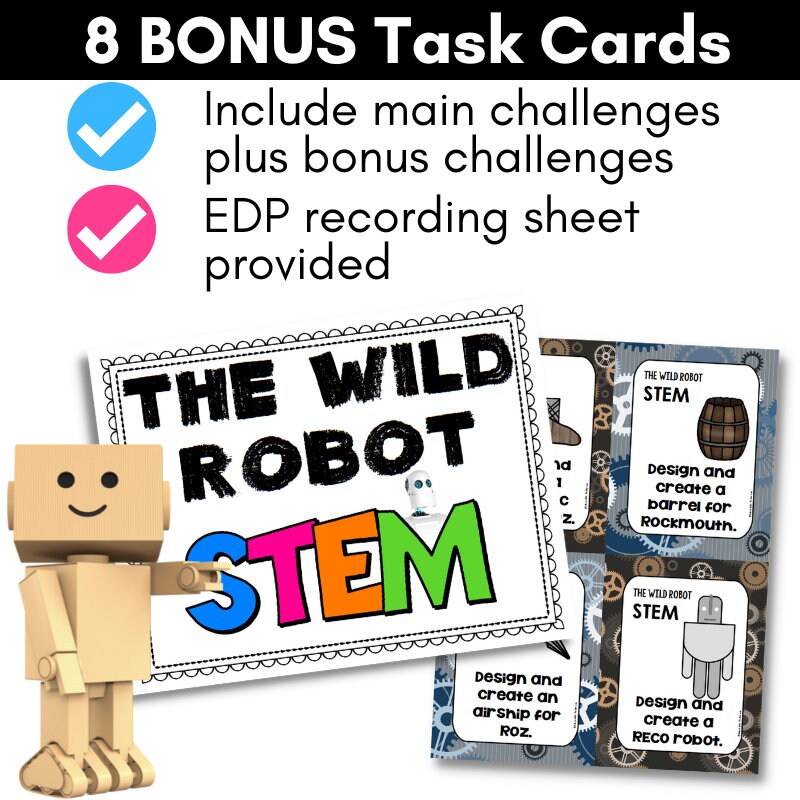 The Wild Robot STEM Activities and Challenges Book Club STEM Challenges ...