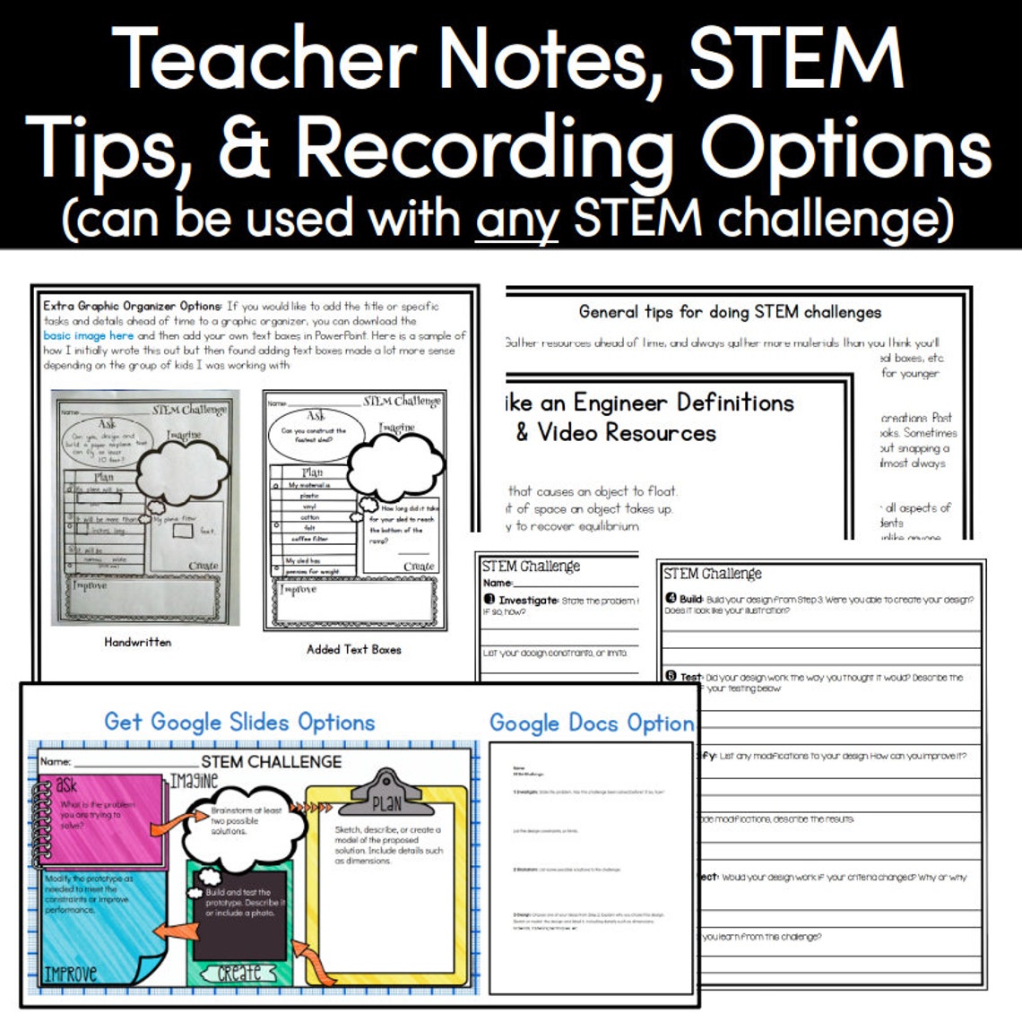 Paper Airplane STEM Challenge Simple Paper Engineering Activity for ...