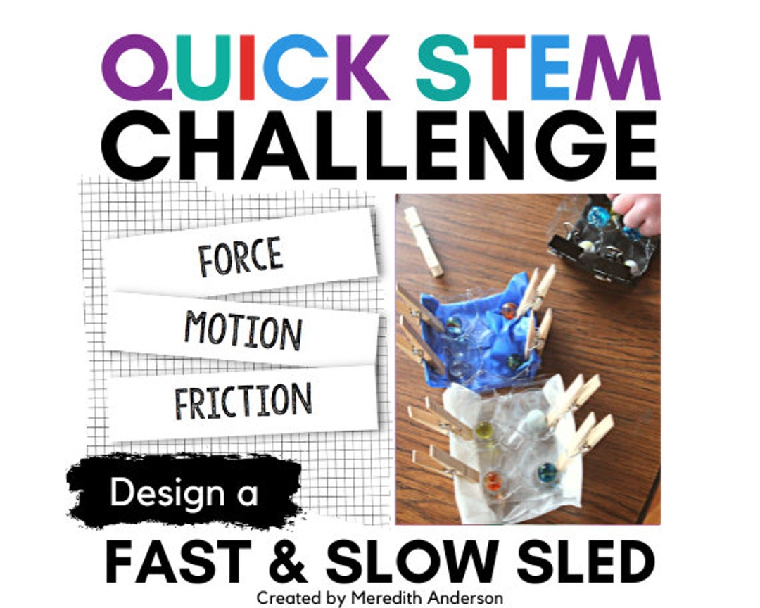 Sled STEM Challenge - Etsy