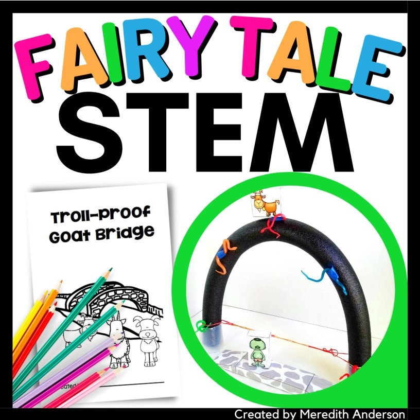 Fairy Tale STEM the Three Billy Goats Gruff STEM Activity for Kids ...