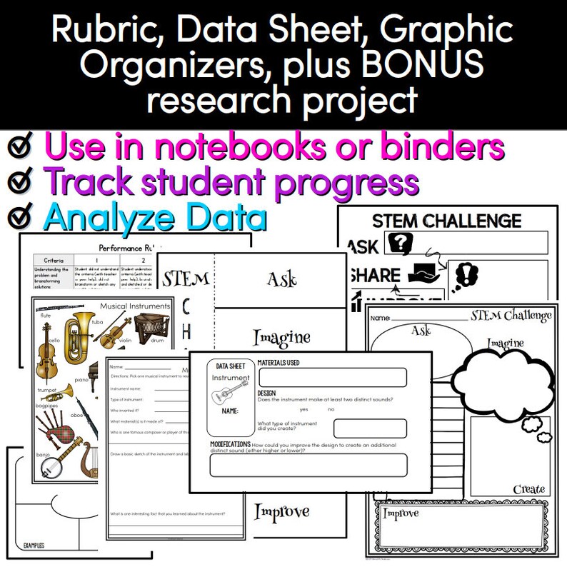 Musical Instrument STEAM Challenge Sound Engineering Design Challenge ...