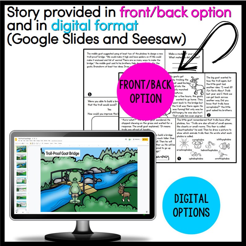 Fairy Tale STEM the Three Billy Goats Gruff STEM Activity for Kids ...