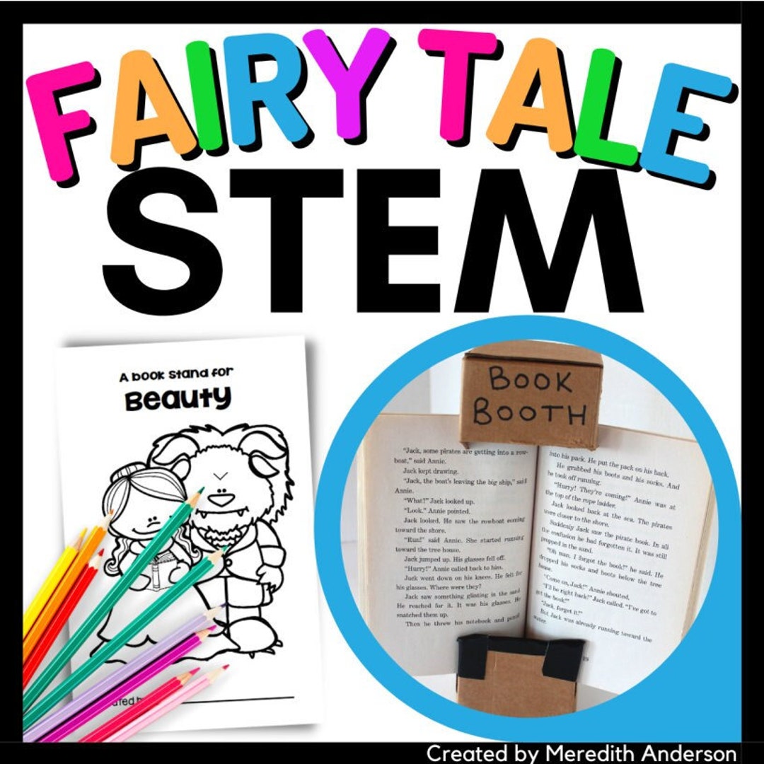 Fairy Tale STEM With Beauty and the Beast - Create a Book Stand for ...