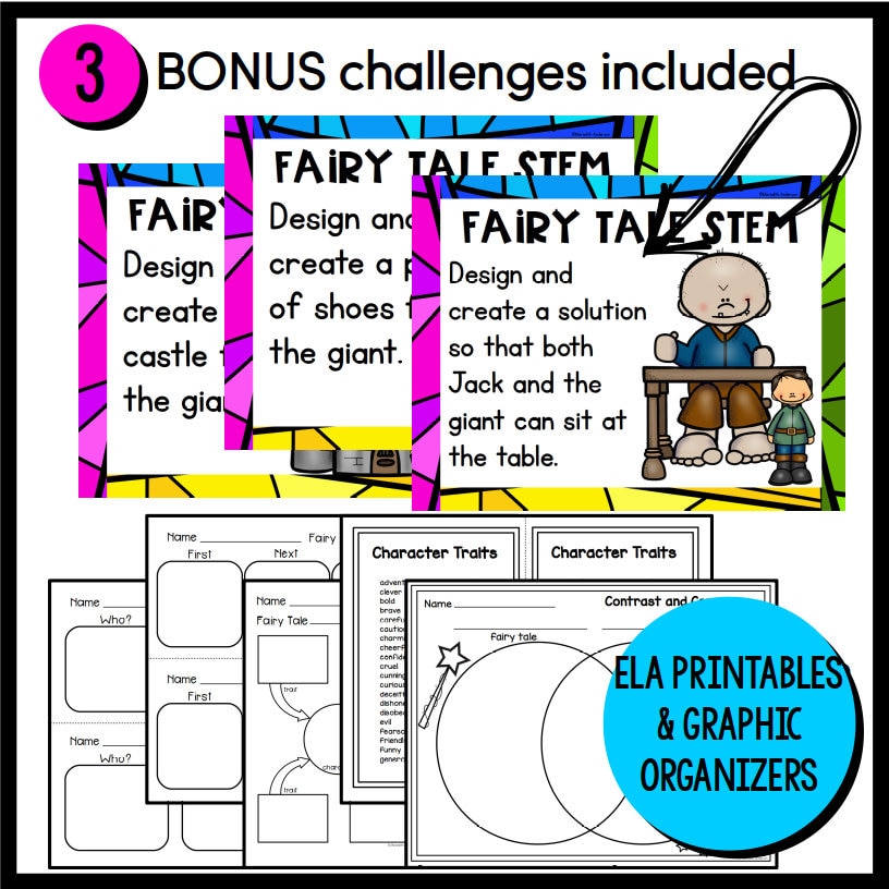 Fairy Tale STEM With Jack and the Beanstalk Force and Motion Egg Drop ...