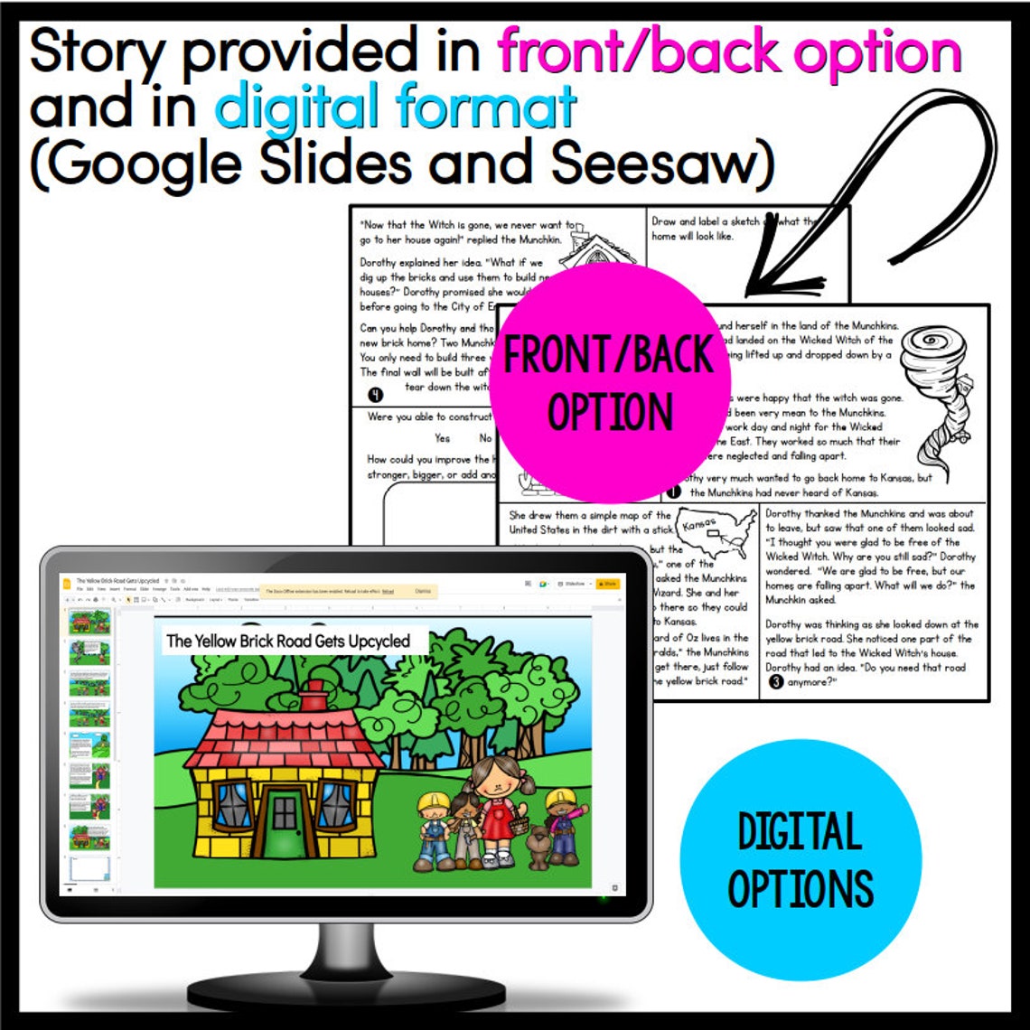 Fairy Tale STEM the Wonderful Wizard of Oz Kindergarten 1st Grade 2nd ...