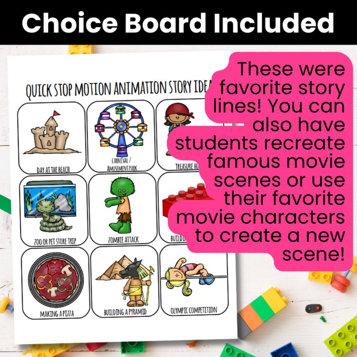 Stop Motion Animation STEAM Project STEM Activity for Kids to Make ...