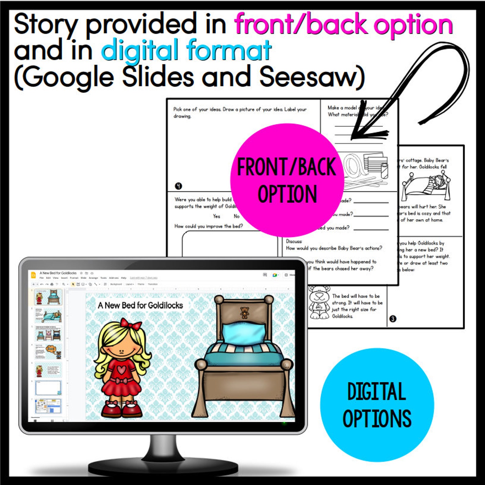 Fairy Tale STEM With Goldilocks - Build a Bed for Goldilocks ...