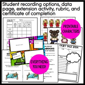 Fairy Tale STEM With Goldilocks - Build a Bed for Goldilocks - Etsy