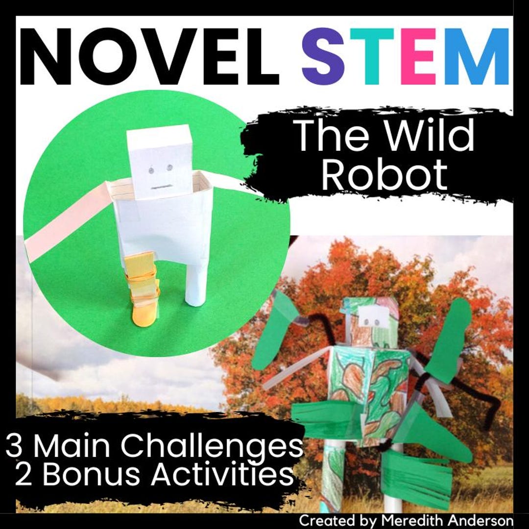 The Wild Robot STEM Activities and Challenges Book Club STEM Challenges ...