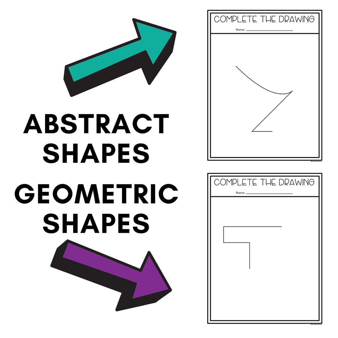 Creativity Art and STEM Warmup Activitiy Complete the Drawing - Etsy