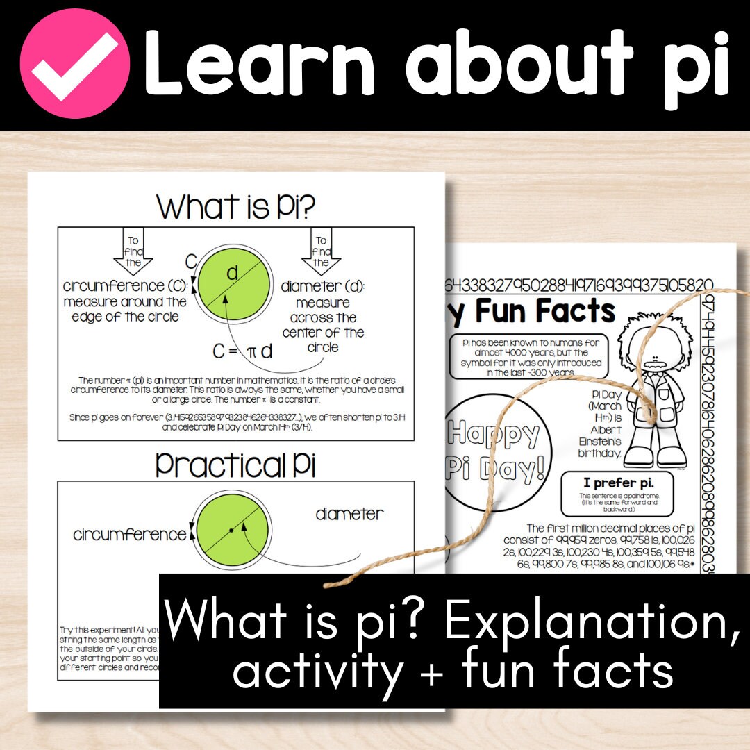 Pi Day Activities Circle Math Crafts Art and Projects for Upper ...