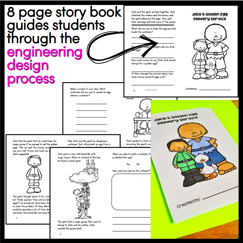 Fairy Tale STEM With Jack and the Beanstalk Force and Motion Egg Drop ...