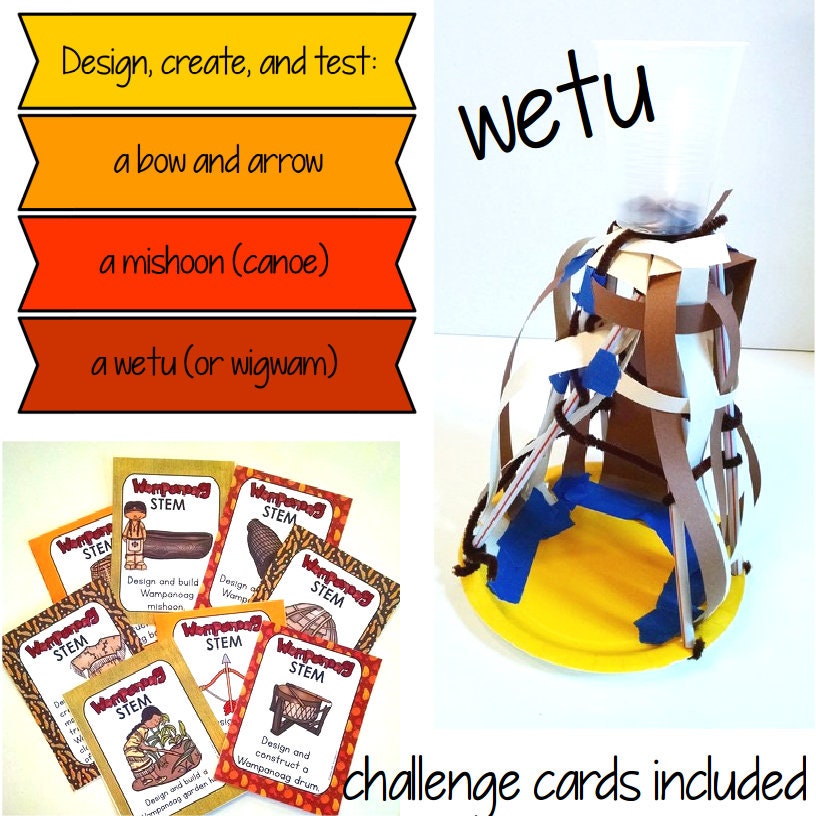 STEM Activities Learn About the Wampanoag People - Etsy