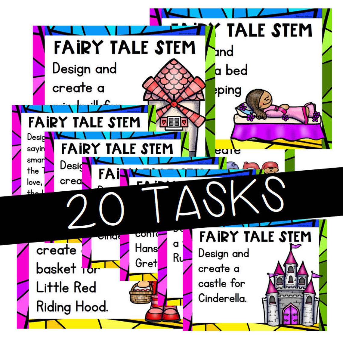 Fairy Tale STEM Activities for Kids Choice Board for National Fairy ...