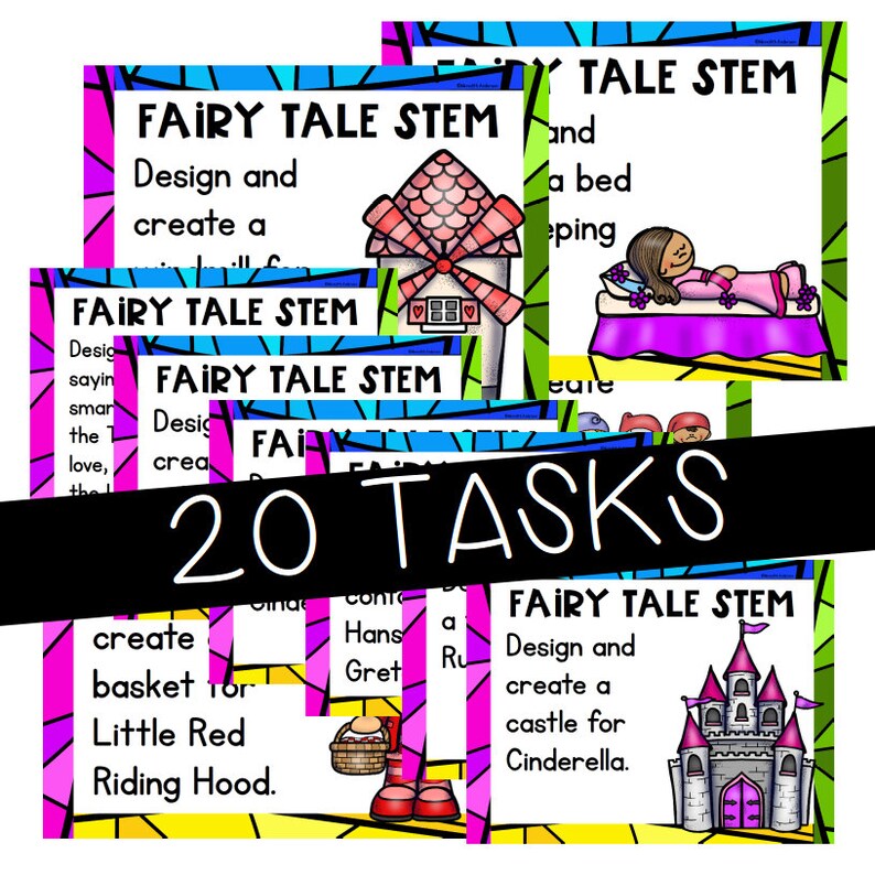 Fairy Tale STEM Activities for Kids Choice Board for National Fairy ...