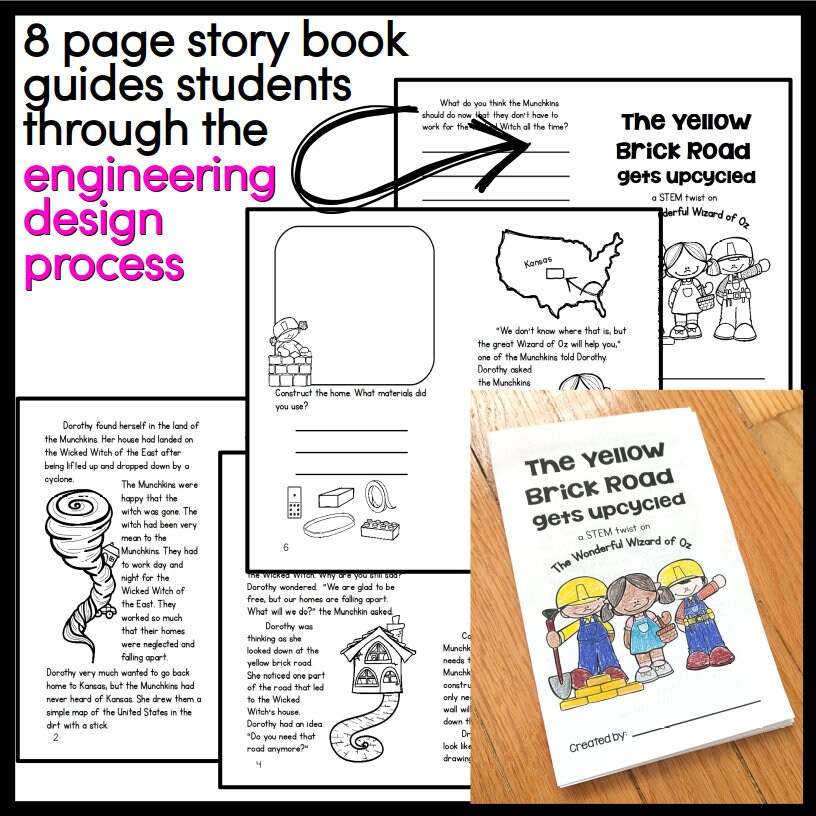 Fairy Tale STEM the Wonderful Wizard of Oz Kindergarten 1st Grade 2nd ...